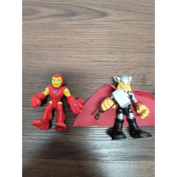 Hasbro | Toys | Imaginext Marvel Super Hero Squad Iron Man Thor Figures ...